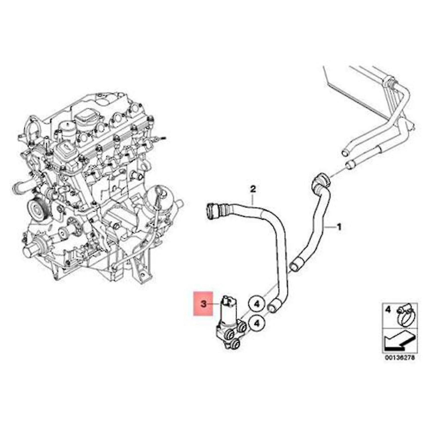 Air-conditioning Compressor Heater Control Valve For 3 E90 E91 E92 E93 ...