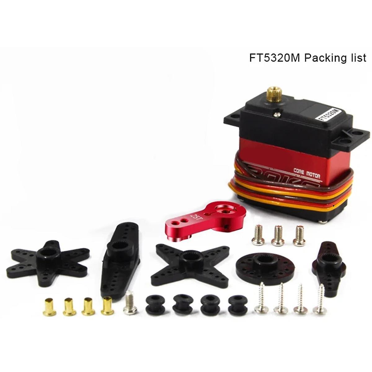 FT5330M Digital Servo 20KG Waterproof Brushless High Speed Servo Metal ...