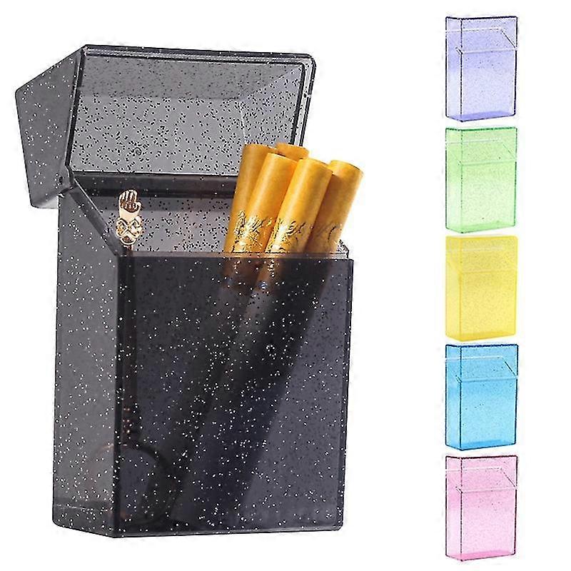 Cigarette Case Shining Clear Appearance Plastic Portable Cigarettes Box ...