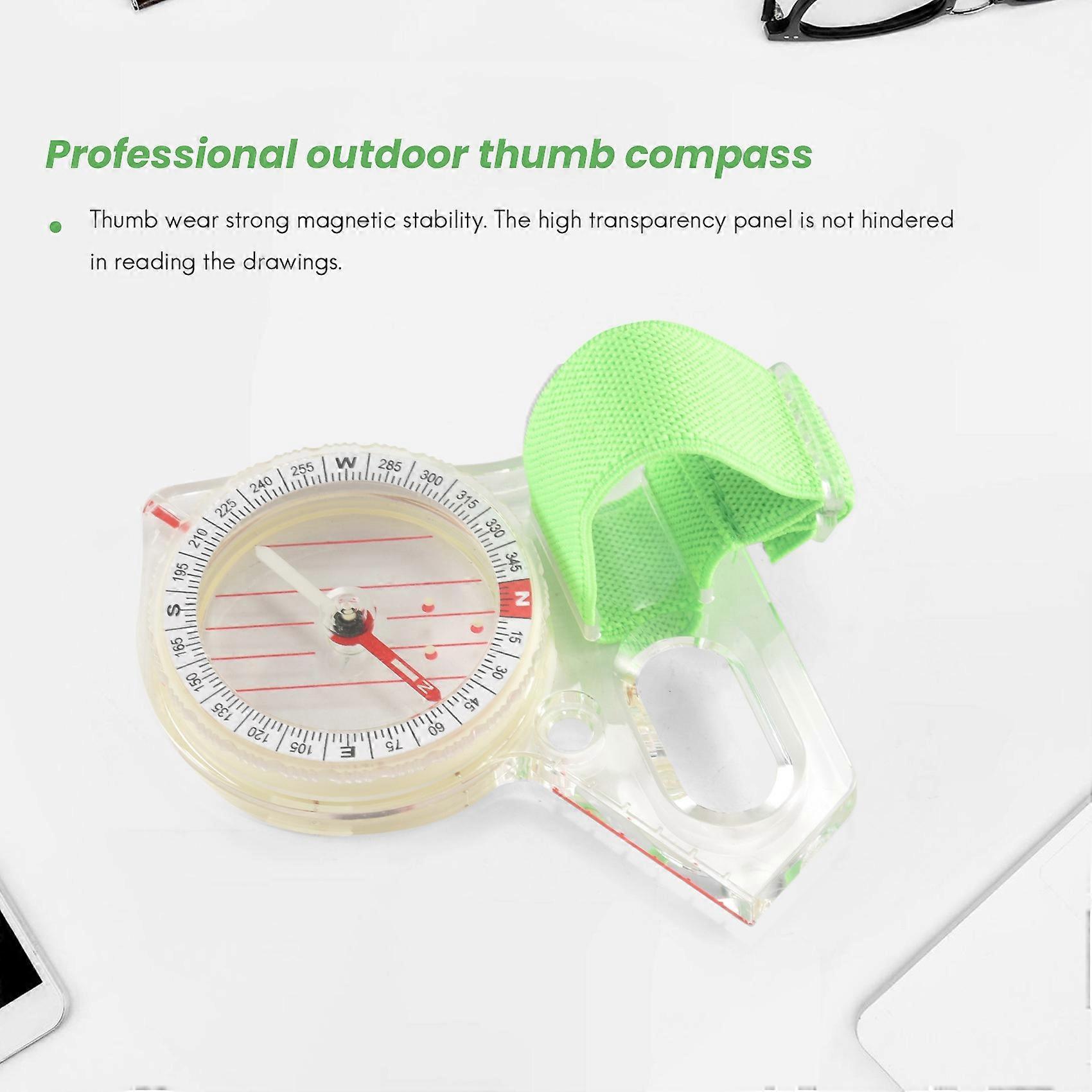 Professional Outdoor Thumb Compass Competition Elite Direction Compass ...