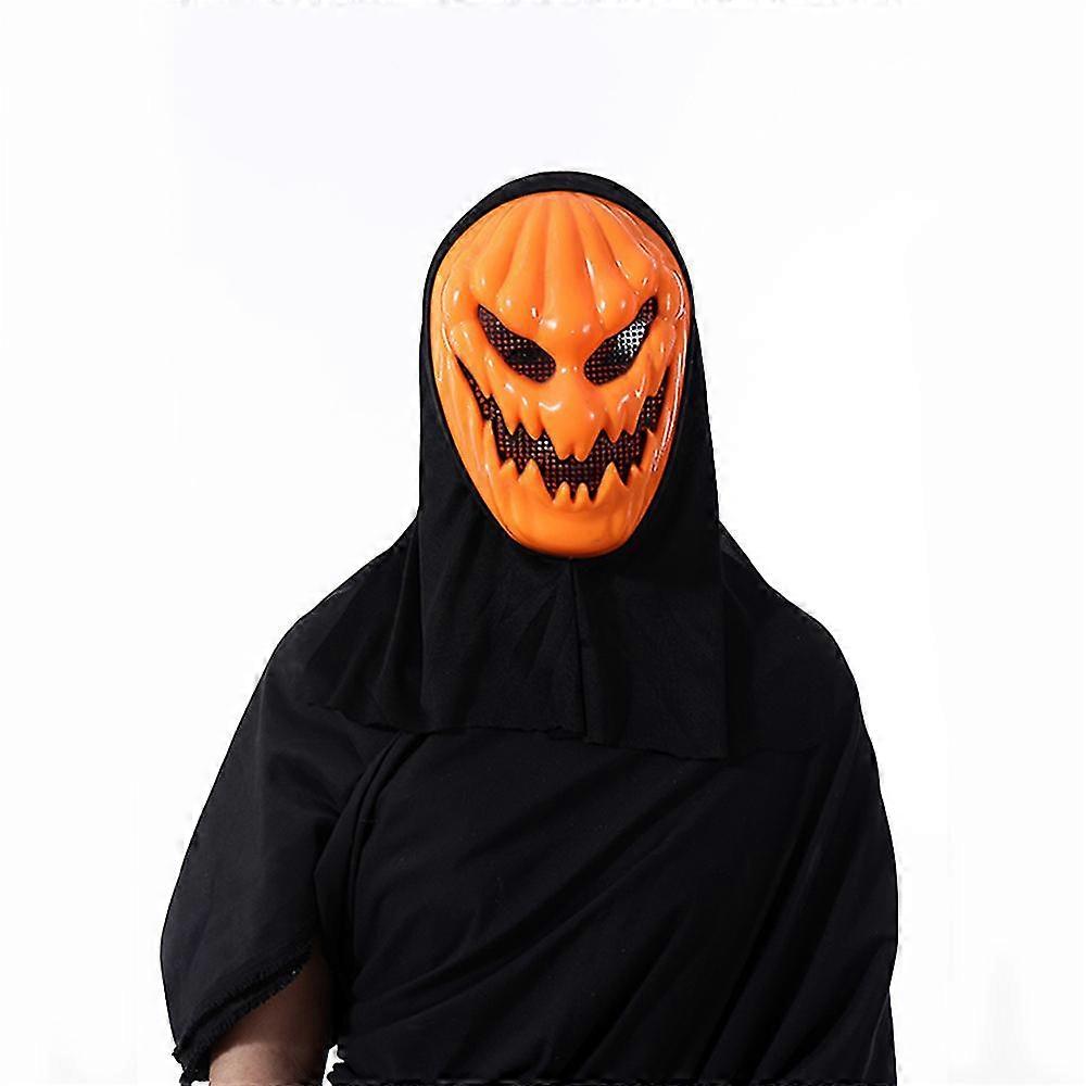 Scary Pumpkin Cosplay Full Head Mask Carnival Halloween Party Creepy ...