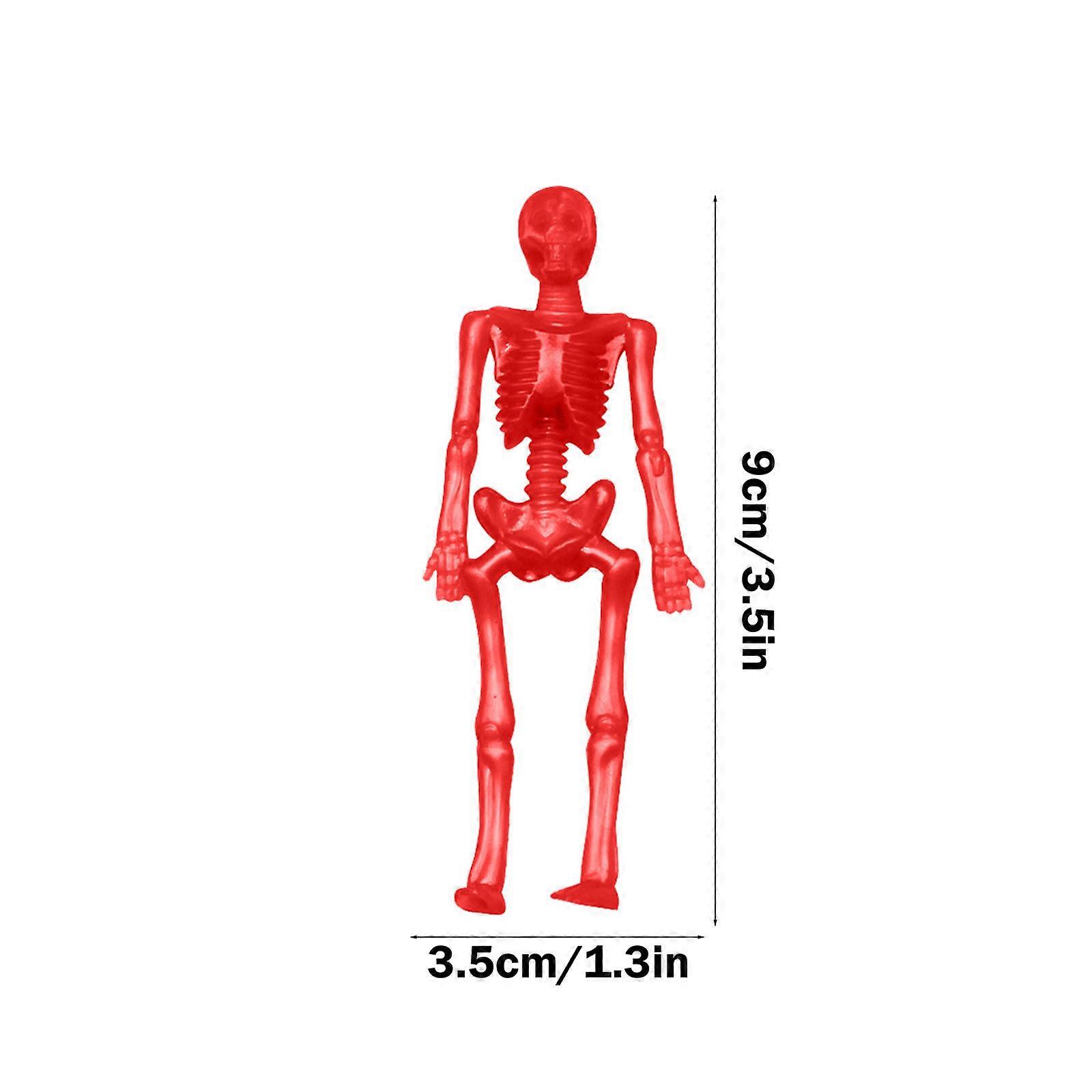 Elastic And Stretchable Soft Rubber Skeleton Figurine Halloween ...