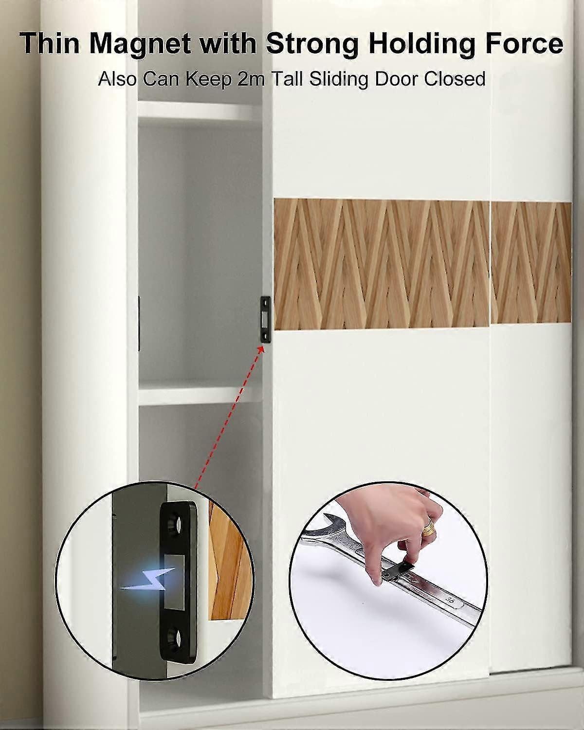 5 PCS Magnetic Catch Cupboard Door Magnet, Ultra Thin Door Magnet ...