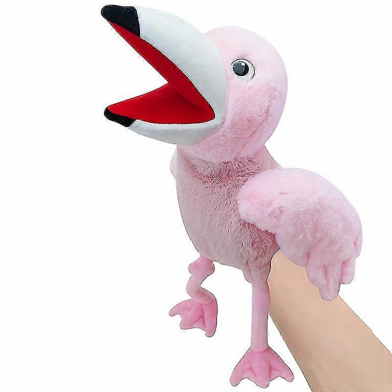 New style Cute Bird Hand Puppet Plush Toy Doll Storytelling Parrot ...