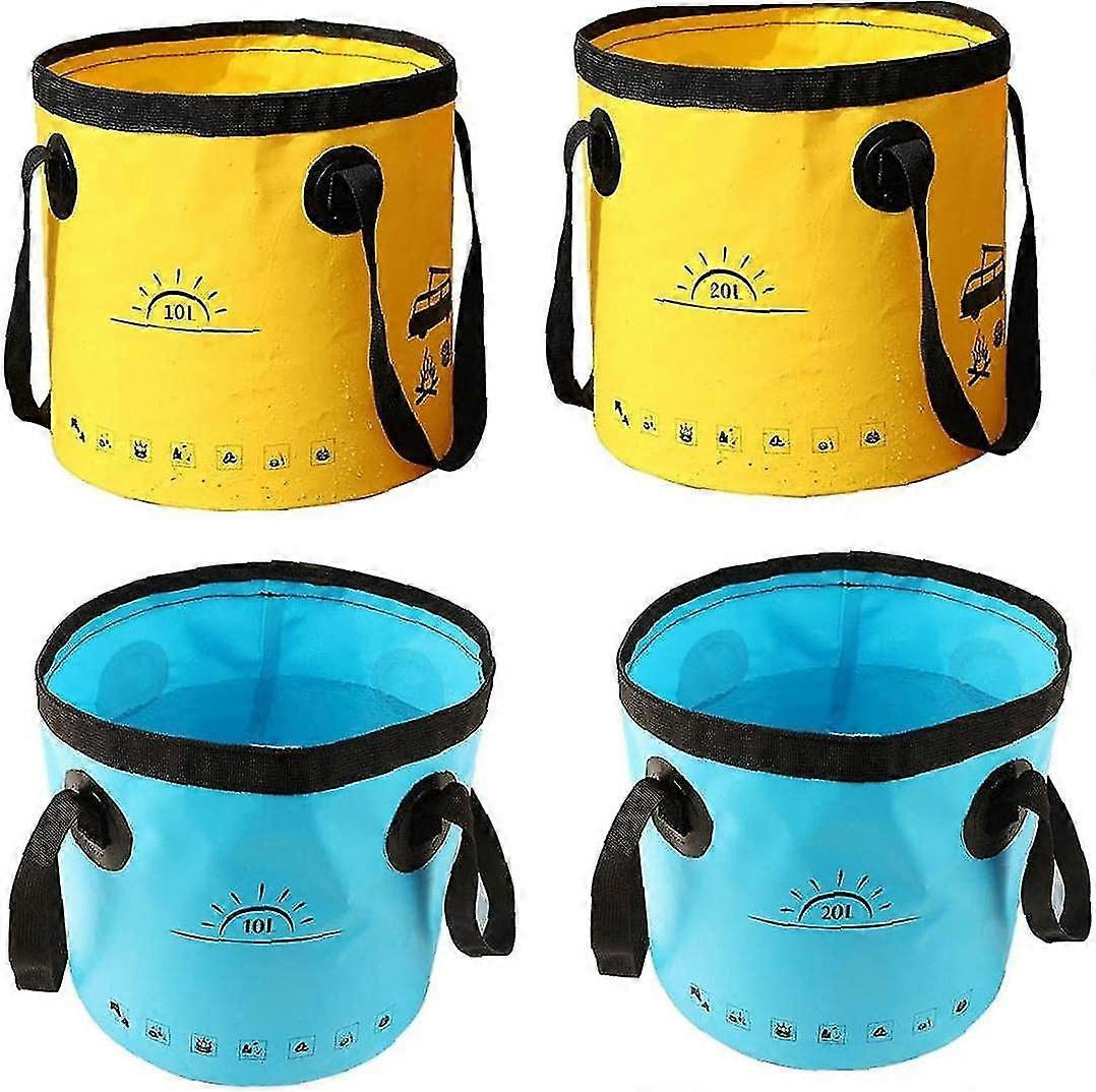 Folding Bucket Portable Camping Bucket Collapsible Hiking Water ...