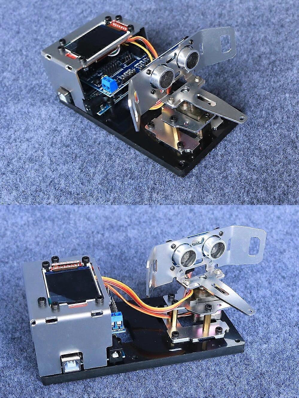 Ultrasonic Detector With 1 8 Inch Screen Ultrasonic Radar Robot For Arduino Robotics Kit