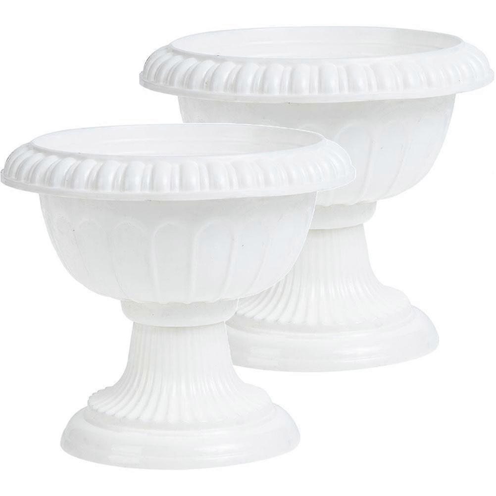 2pcs Roman Flower Pot Vintage Style Urn Planter Classic Traditional ...