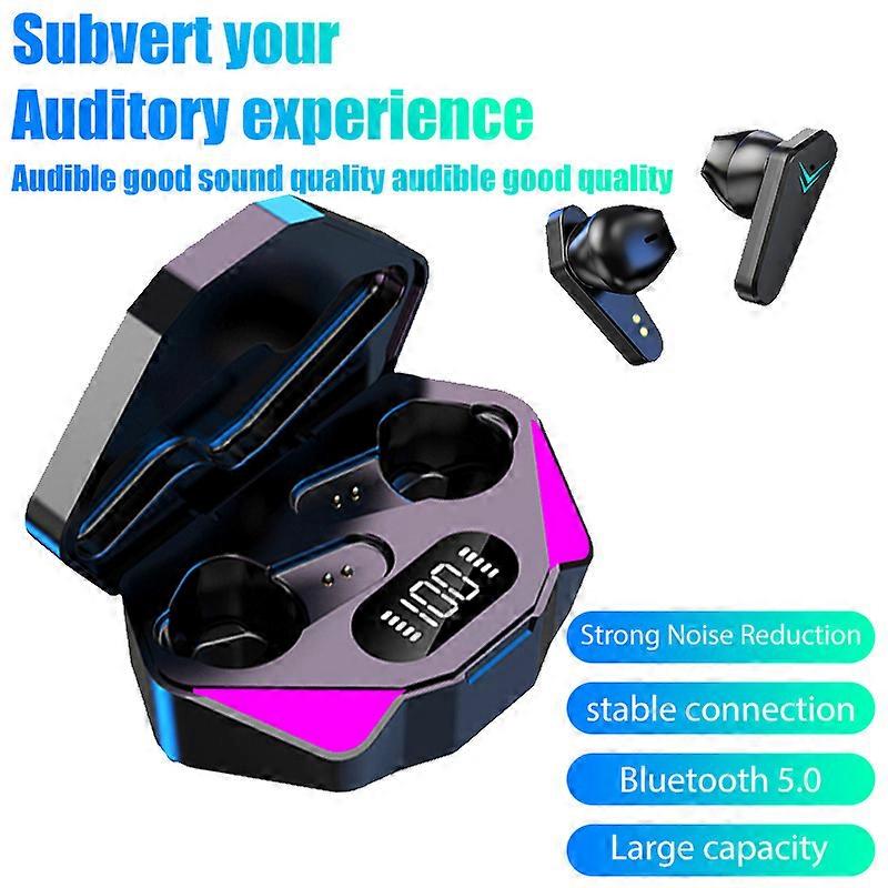 New X15 TWS Earphones Bluetooth Wireless Headphones 65ms Low Latency ...