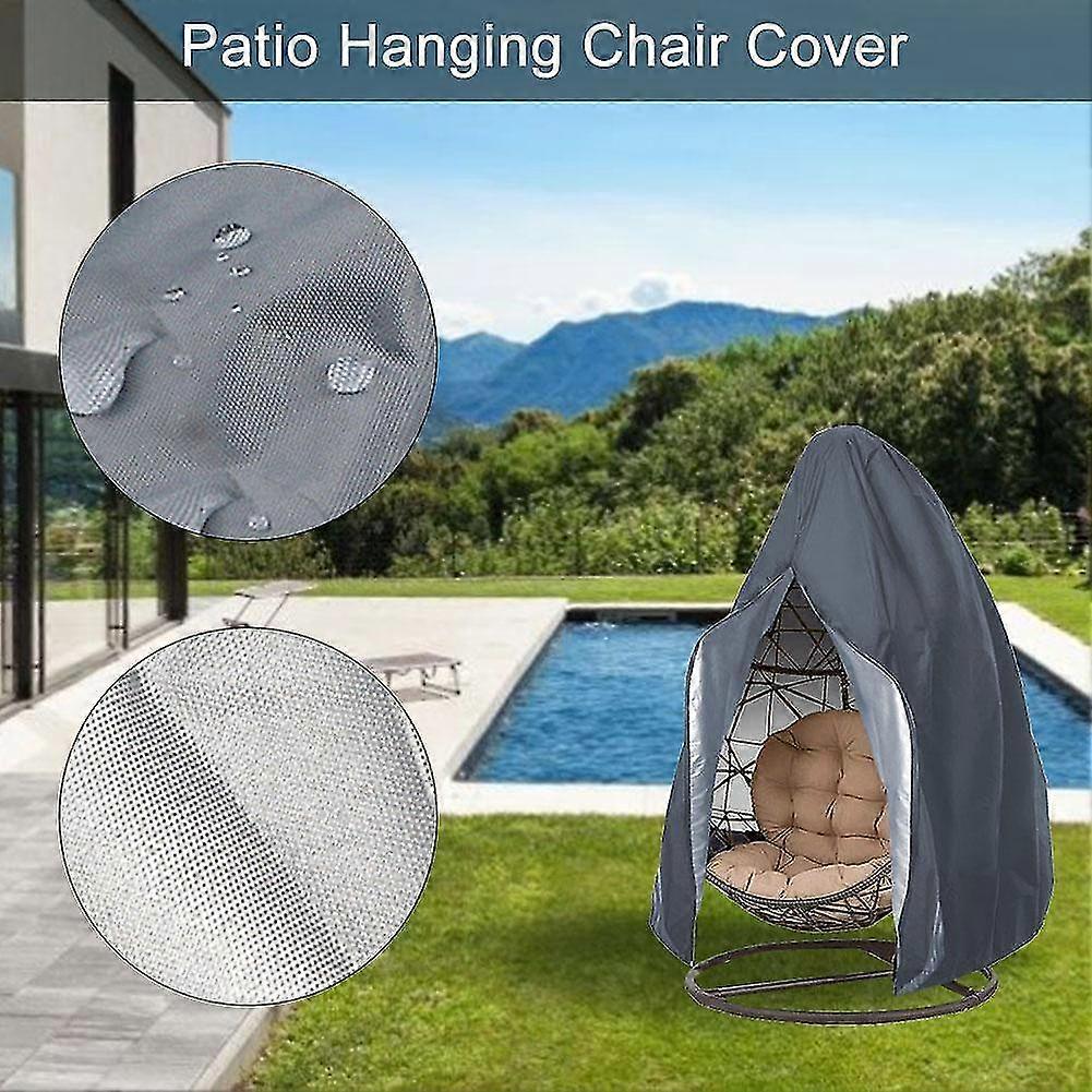 Patio Hanging Chair Cover Outdoor Pod Swing Seat Cover Dust Waterproof ...