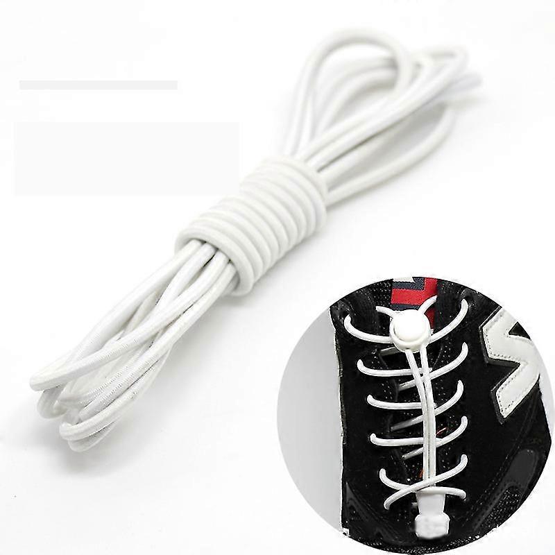 2 Pairs Elastic Shoelaces With Drawstring - Don't Tie Your Shoes ...