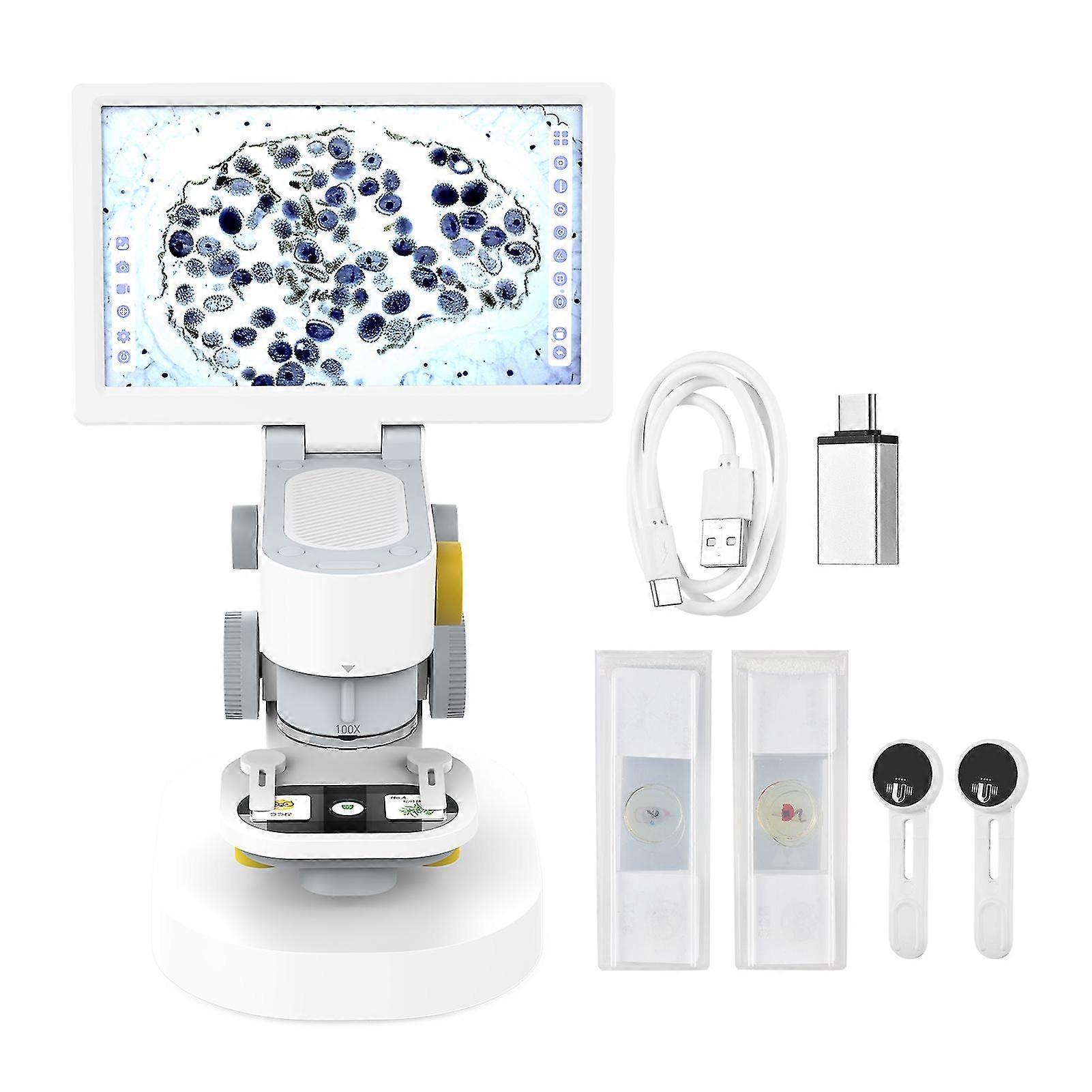 Rechargeable Intelligent Microscope 1200x Optical Magnification ...