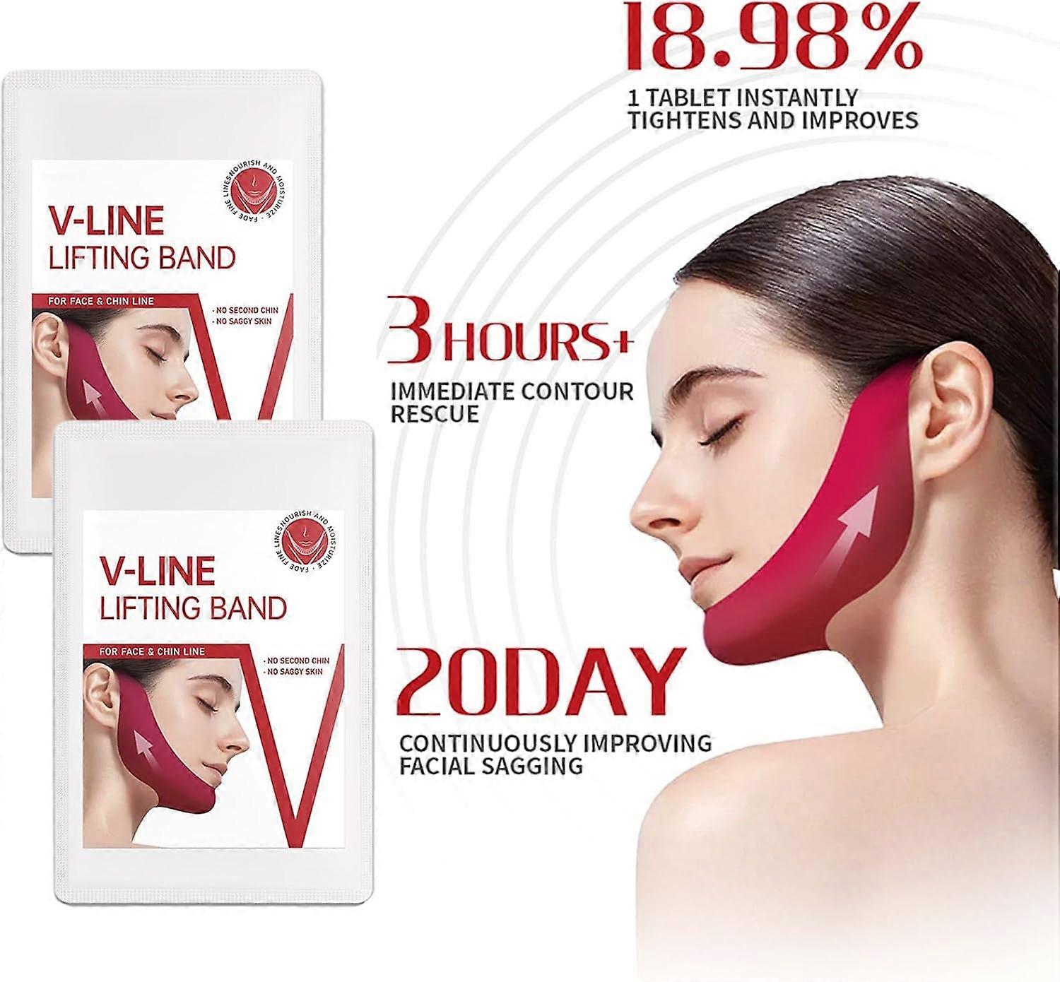 V-Line Collagen Mask for face, V Line Chin Strap, Toning Hydrogel ...