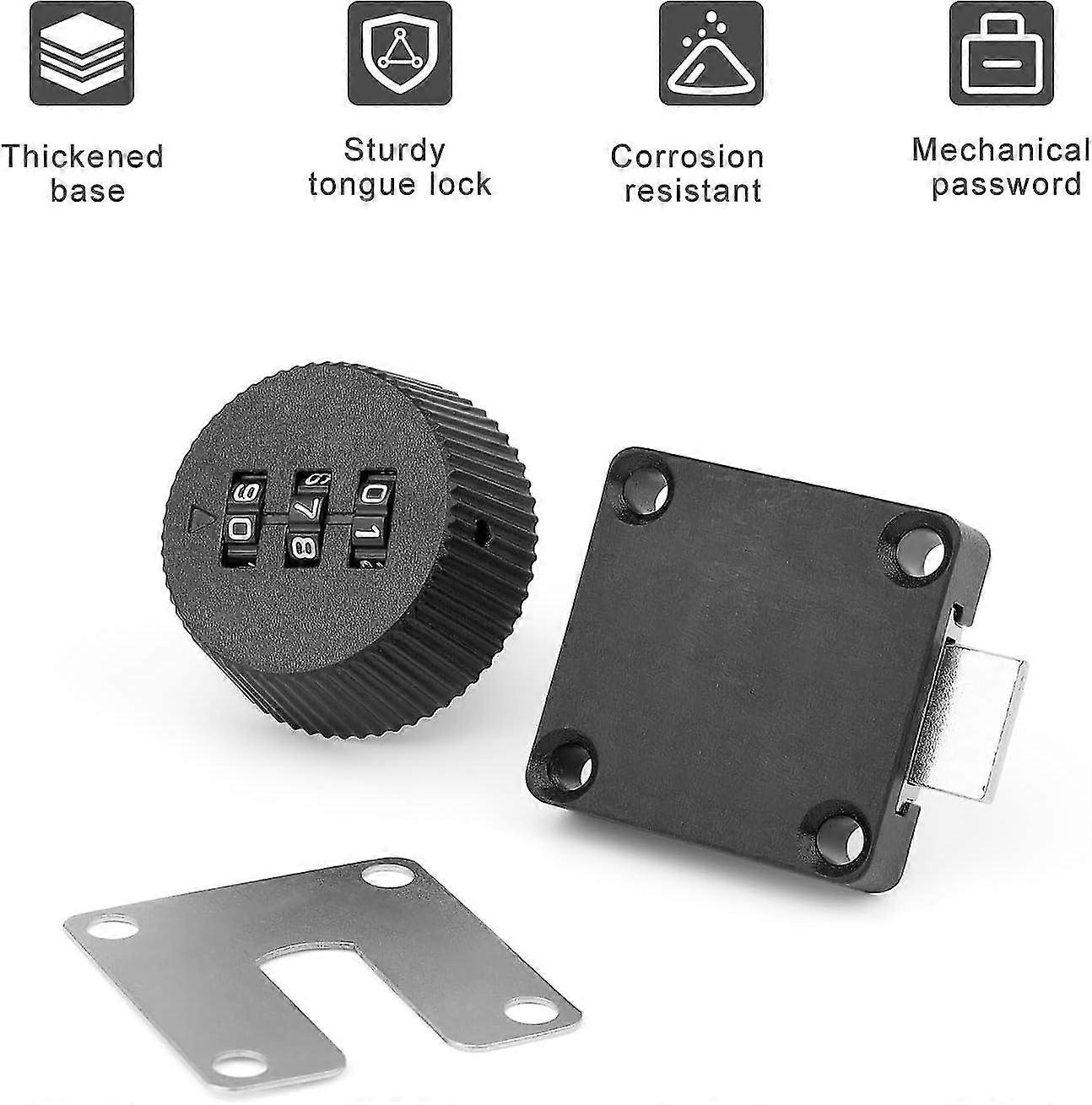 Drawer Lock, Digital Combination Lock, Keyless Locker Combination Lock ...