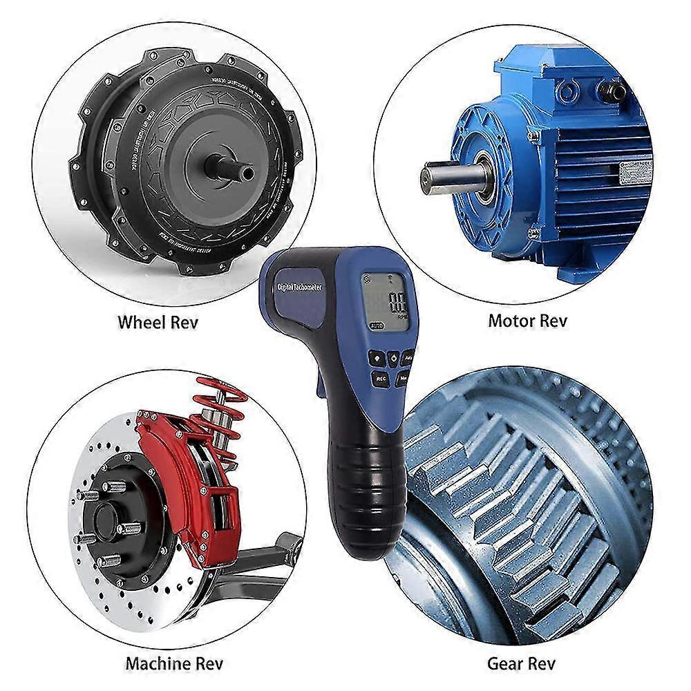 TL-900 Tachometer Digital Tachometer Non-Contact Measuring Range:2.5 ...