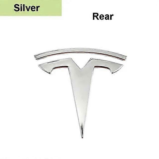 ABS Car Front Hood Bonnet Emblem Cover Sticker for Tesla Logo Model 3 ...
