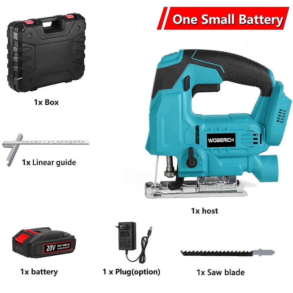 20V 65mm Cordless Jigsaw Quick Blade Change Electric Saw LED Light ...
