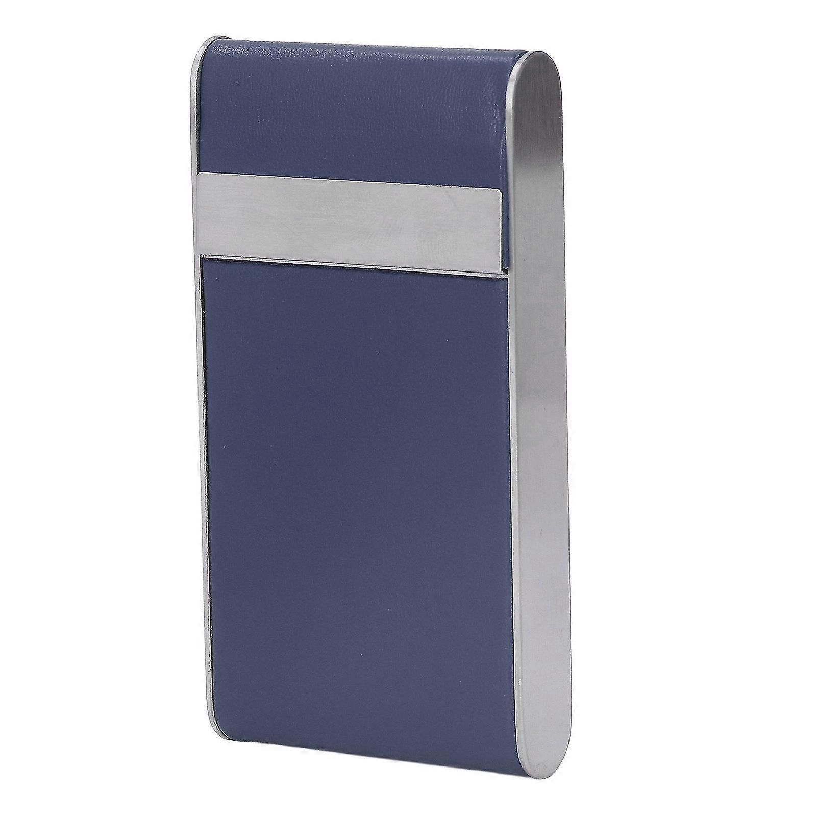 Stainless Steel Cigarette Case for 20 Slim Cigarettes with Magnetic ...