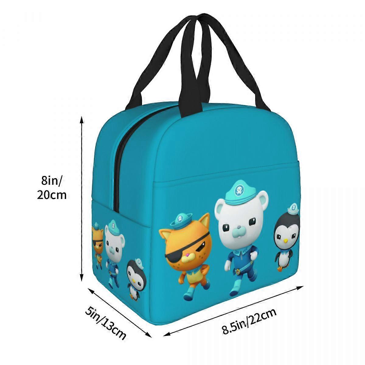 The Octonauts Insulated Lunch Bags Cartoon Anime Barnacles Kwazii Peso ...