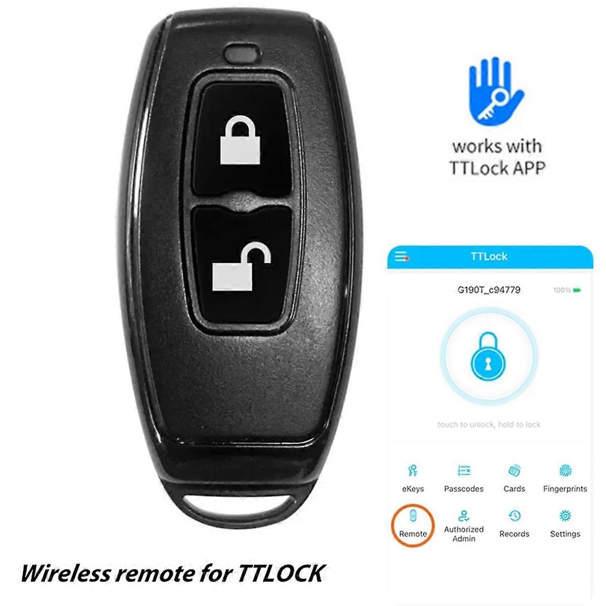 2.4GHz Wireless Remote Control Bluetooth Key Fob for TTLOCK Smart Door ...
