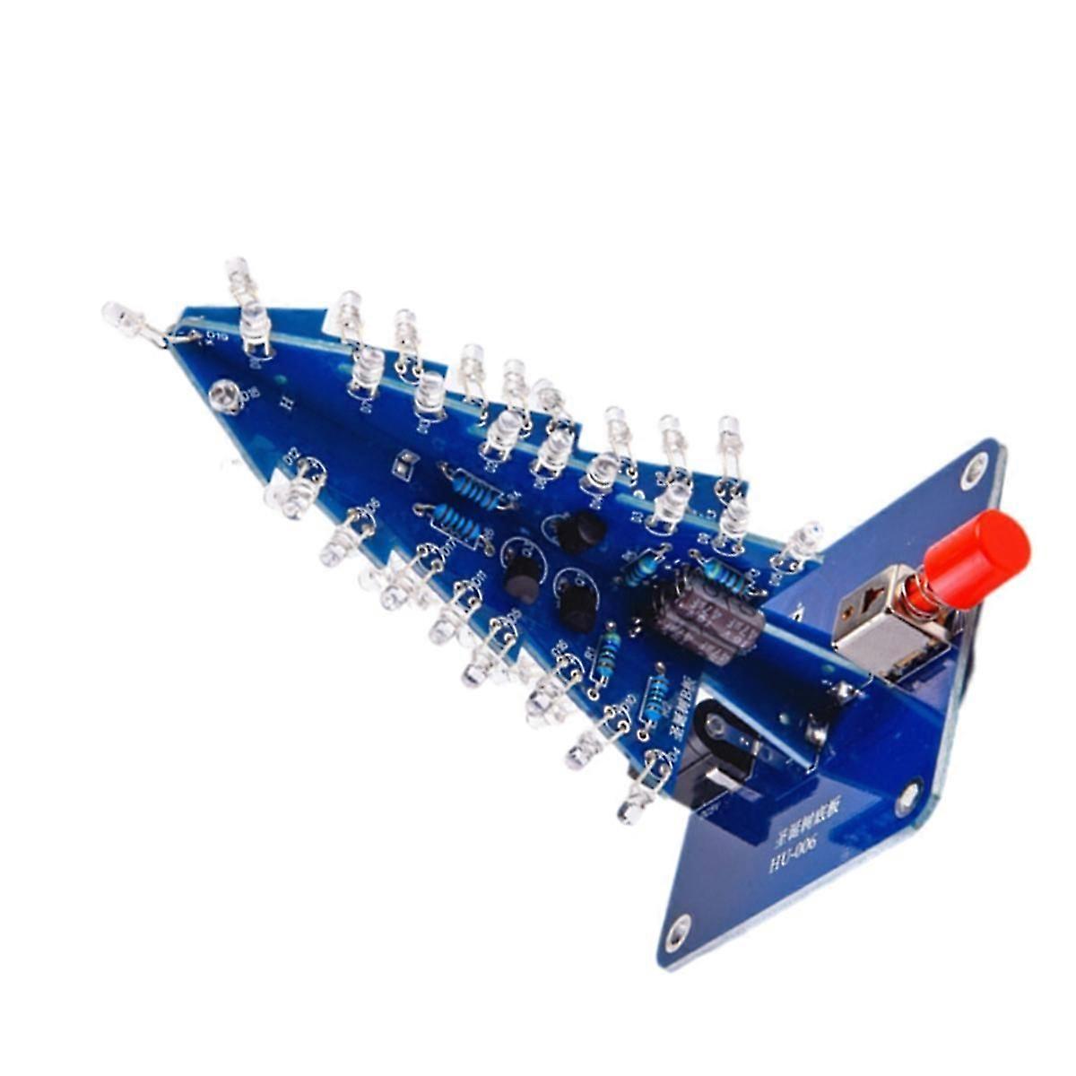 RGB LED Flashing Christmas Tree DIY Kit Electronics Soldering Colorful ...
