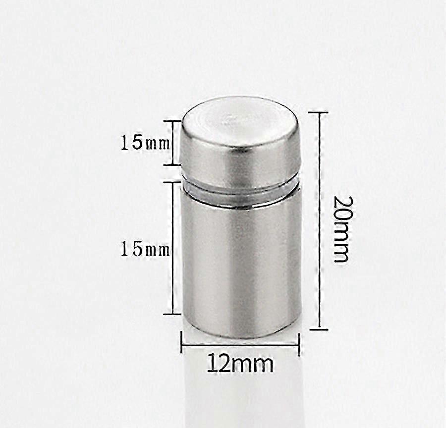 20 Pcs Glass Spacer, Stainless Steel Wall Mount for Advertising Nails ...
