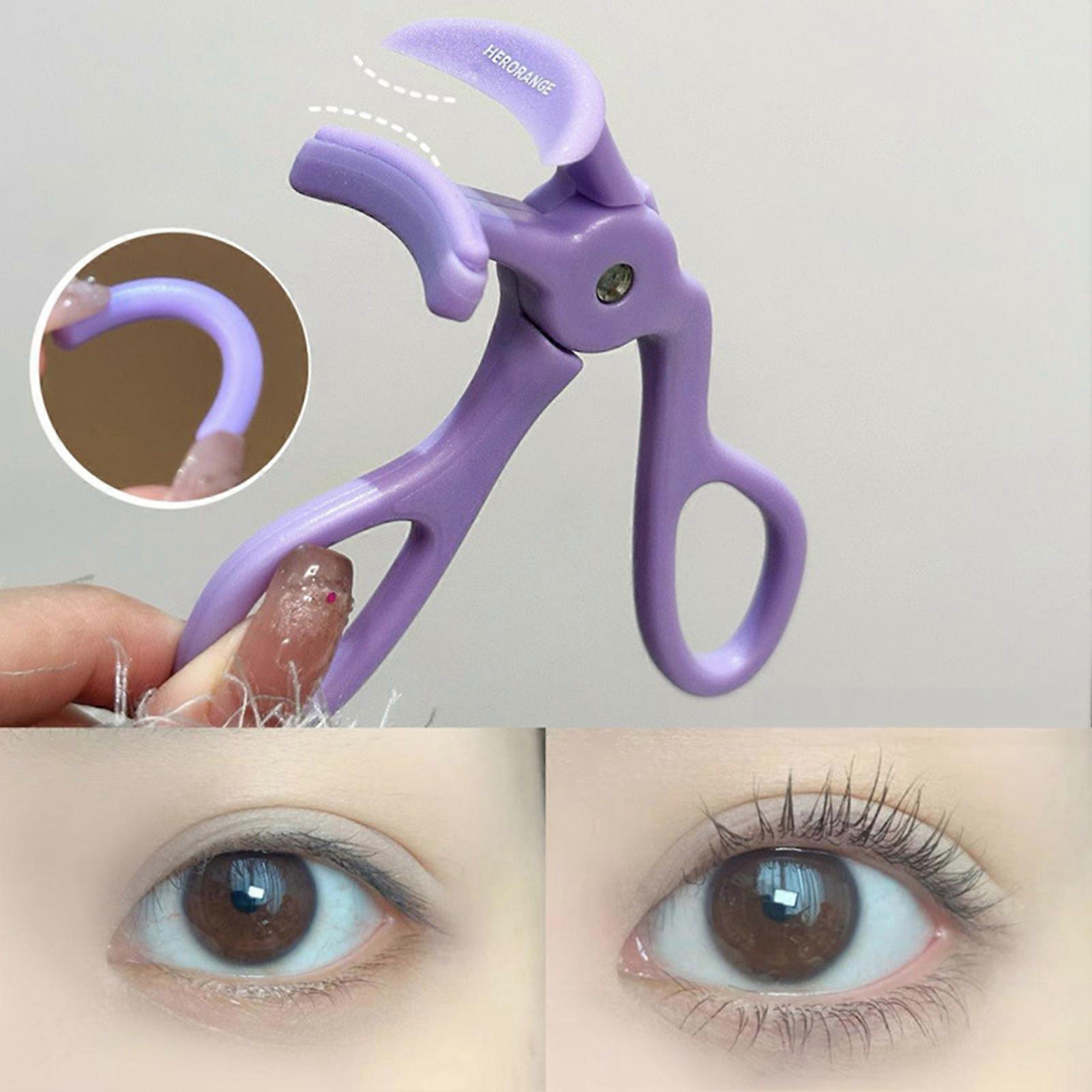 Frameless Eyelash Curler Clip Eye-Opening & Lifted Lashes Curler for ...