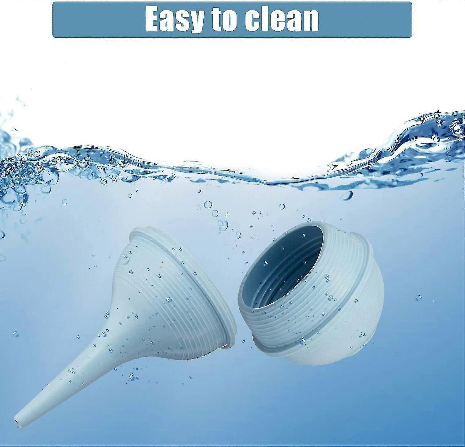 Baby Nasal Aspirator, Ear Syringe, Snot Sucker, Mucus Sucker And Nasal ...