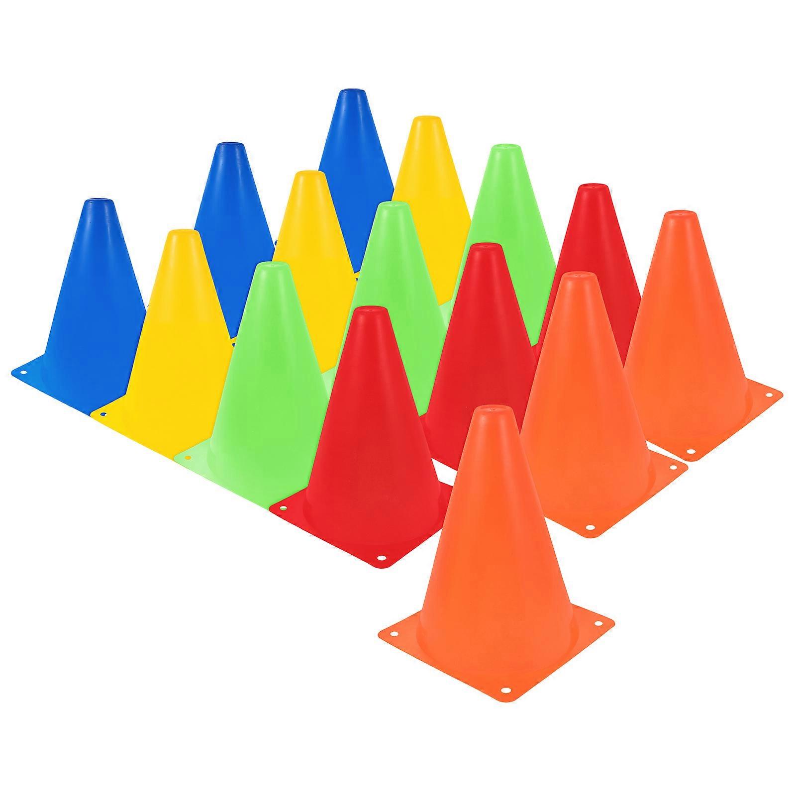 15pcs Mini Training Cones Small Plastic Agility Cones for Kids Soccer ...