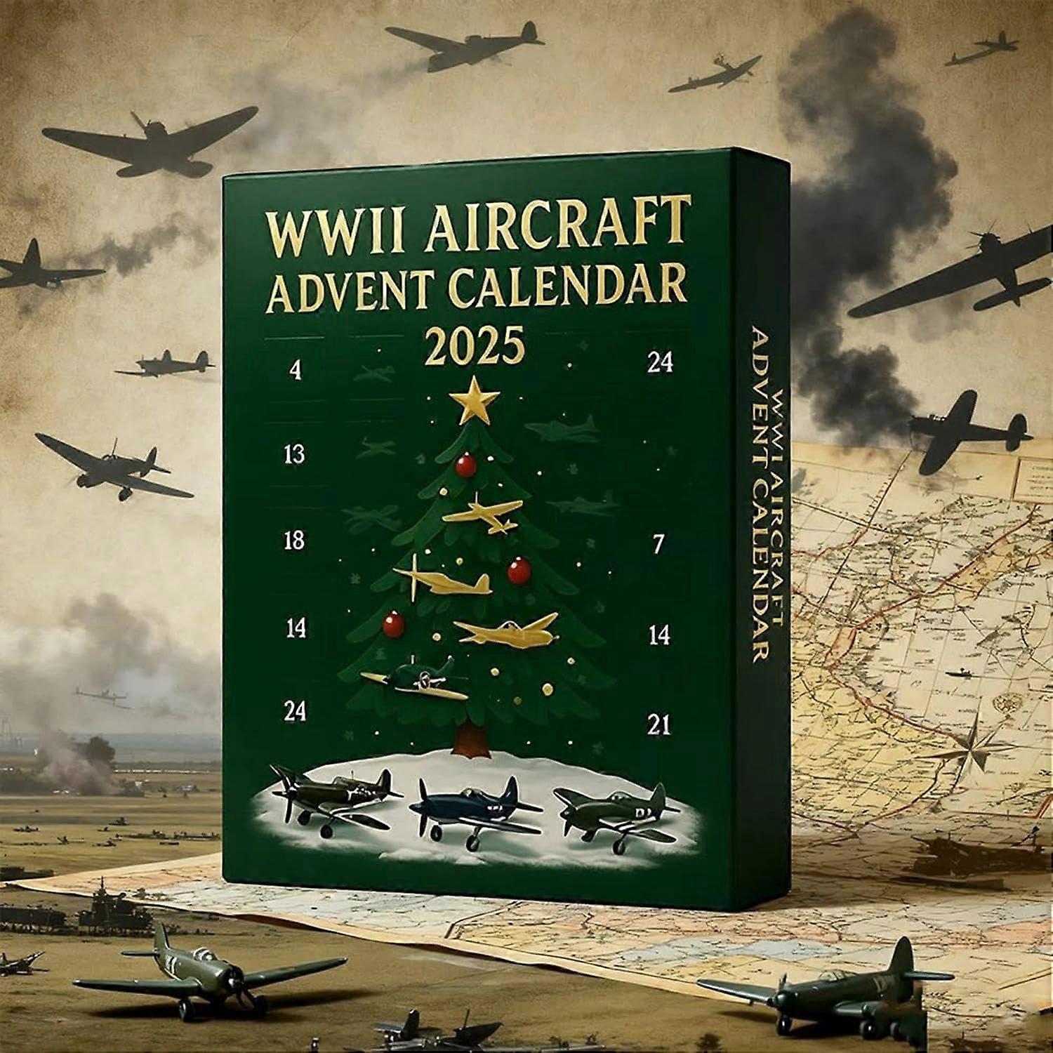 WW2 Airplane Advent Calendar 2025, 24 Days WW2 Fighter Planes ...