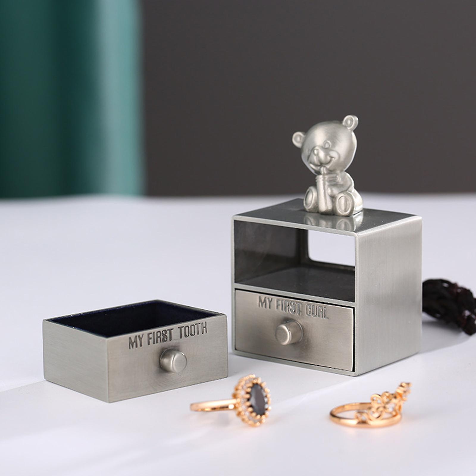 My First Tooth And My First Curl Storage Box Keepsake Boxes Organizer ...