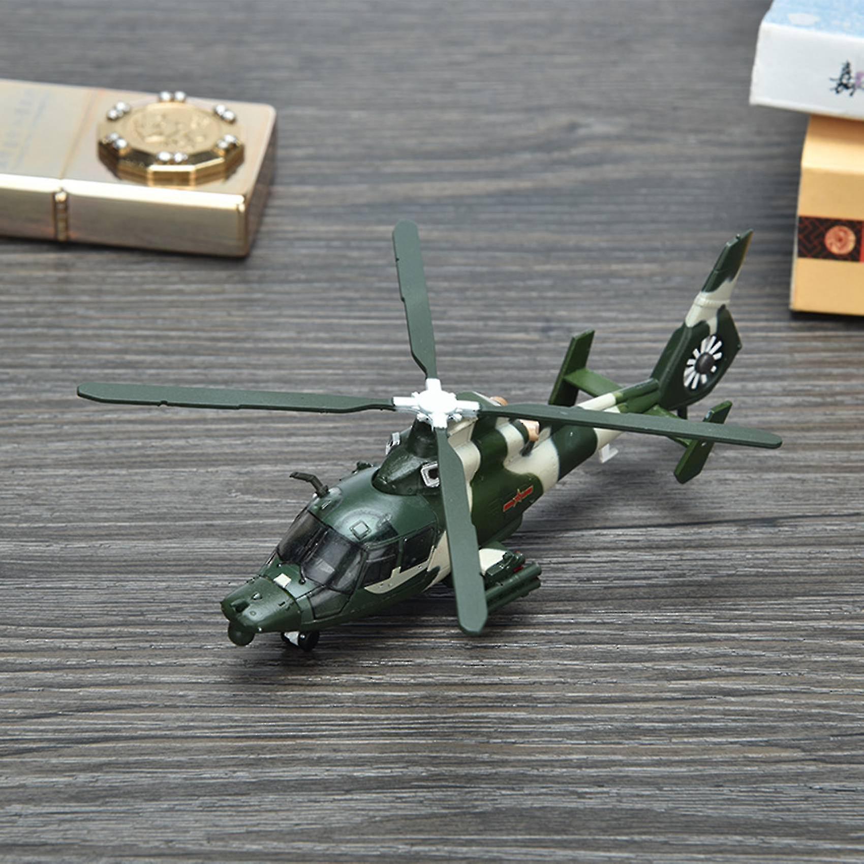 1/100 Scale Armed Helicopter Wz-9 Airplane Model,simulation Static ...