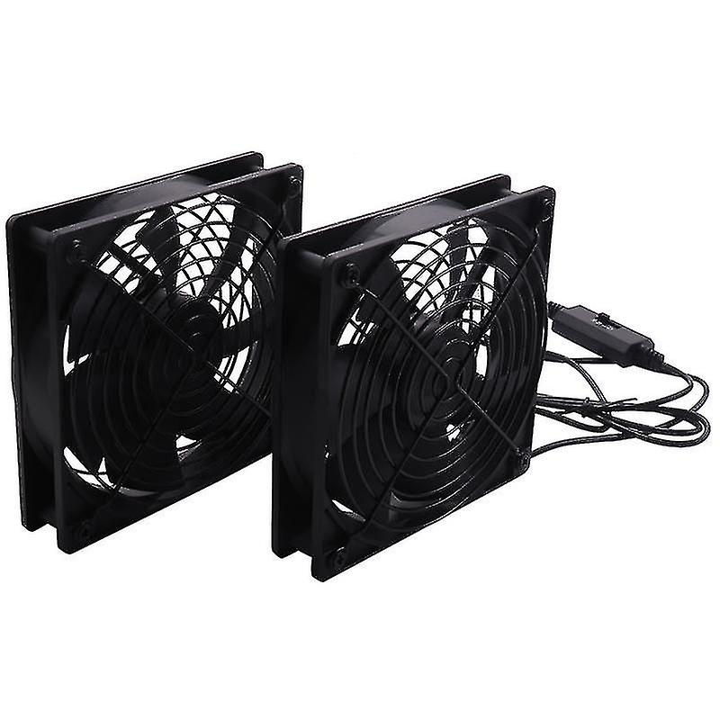 120mm 5v Usb Powered Pc Router Fans With Speed Controller High Airflow ...