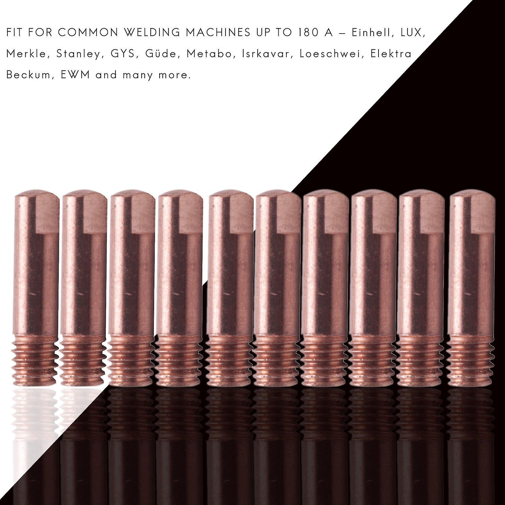 20pcs Nozzles Contact Tips Holders Mig Welder Consumable Accessory For 15ak Mb15 Mig Co2 Welding ...