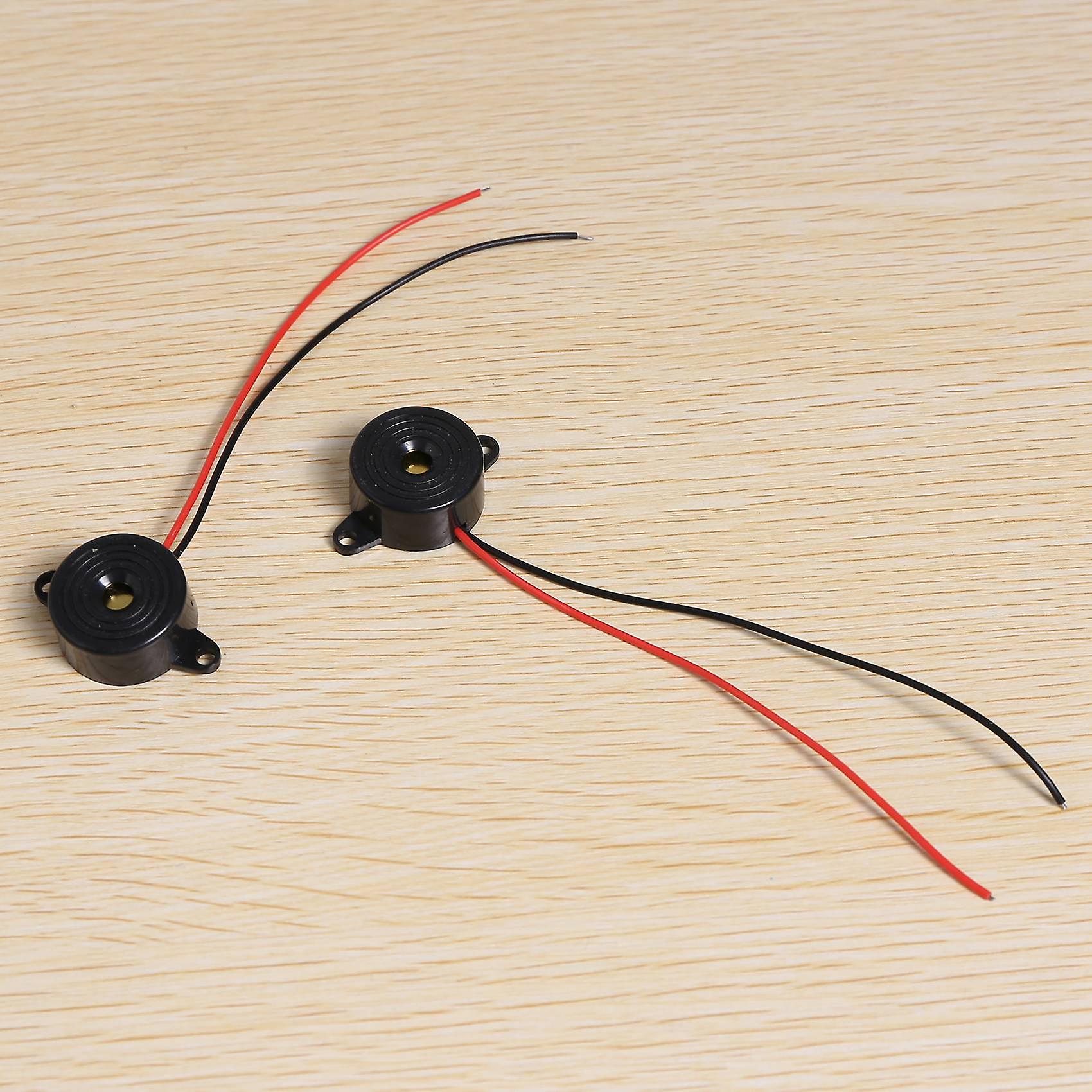 5 Pcs DC 3-24V 85dB Sound Electronic Buzzer Alarm Black 23 x 12mm ...