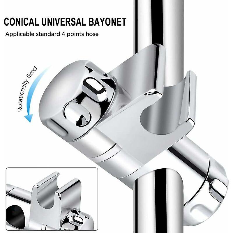 Handheld Shower Holder Wall Rod Adjustable Shower Rod Holder, Suitable ...