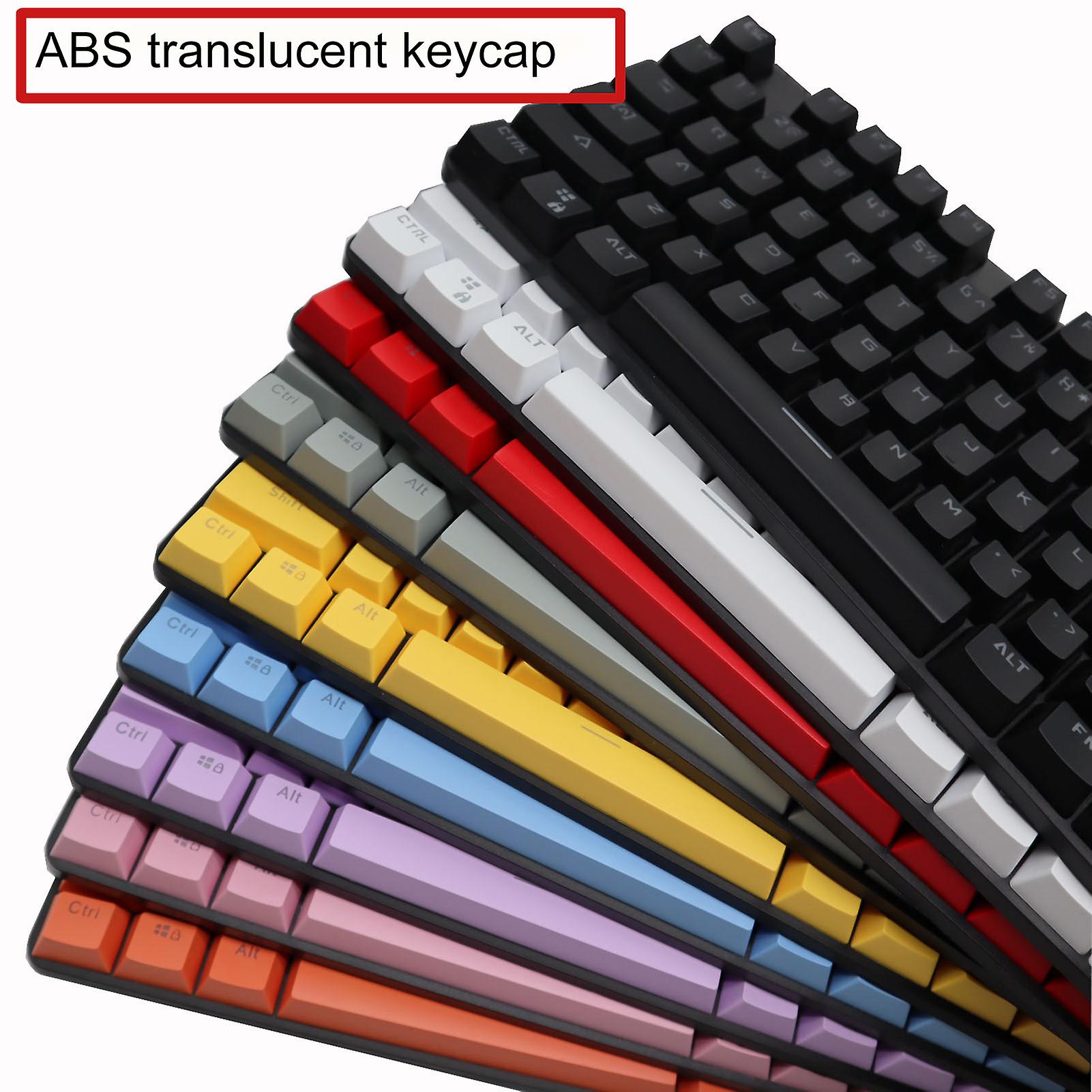 104Pcs Key Caps Backlight Keyboard Accessory ABS Universal OEM Keycaps ...