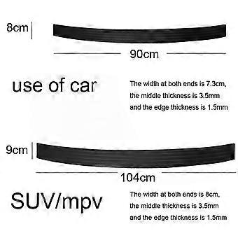 Universal Carbon Fiber Car Trunk Door Guard Strip Auto Sill Plate ...