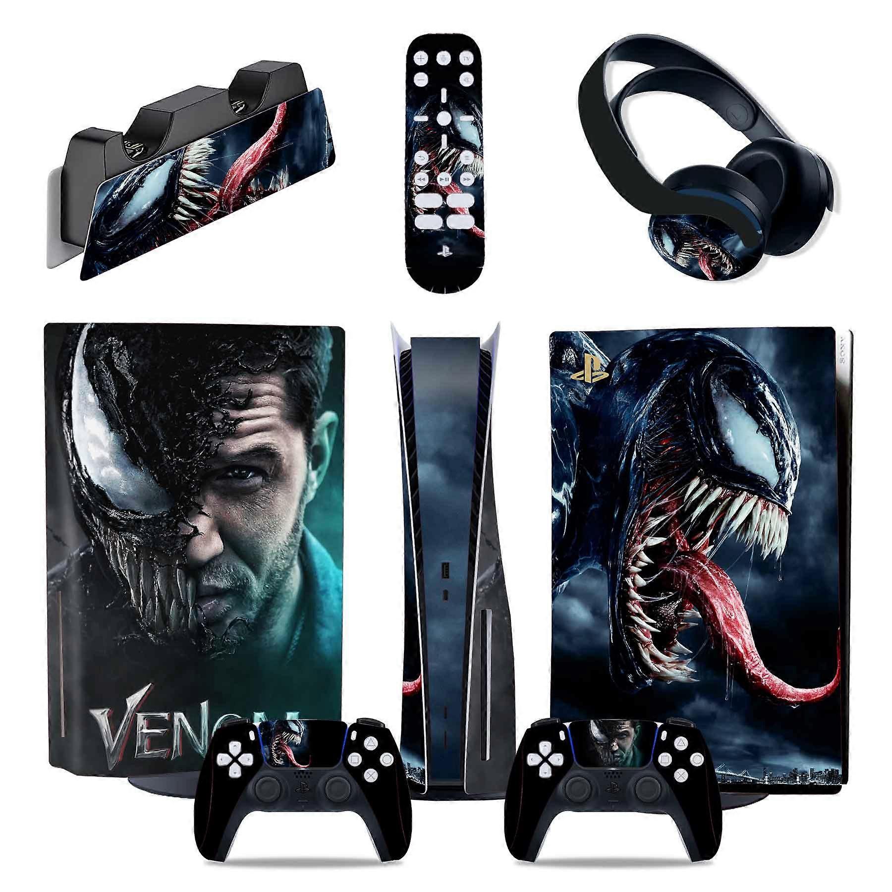 Venom 5-in-1 Ps5 Standard Disc Edition Sticker Set, Skin, Skin, Decal ...