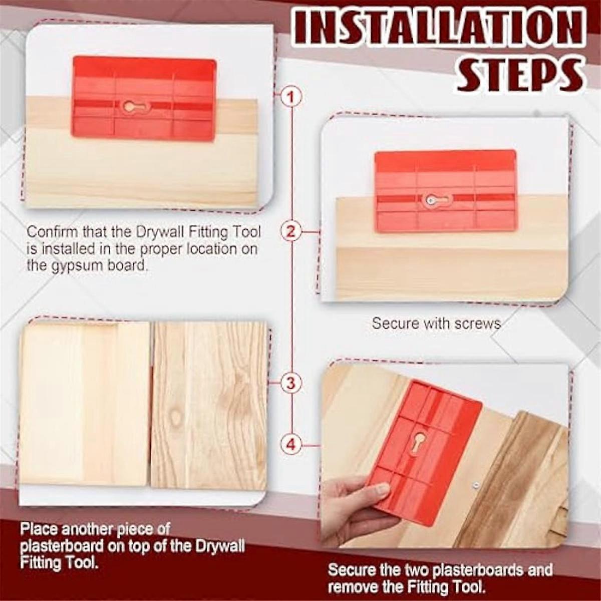 10pcs Drywall Fitting Tool Plasterboard Fixing Tool Positioning and ...