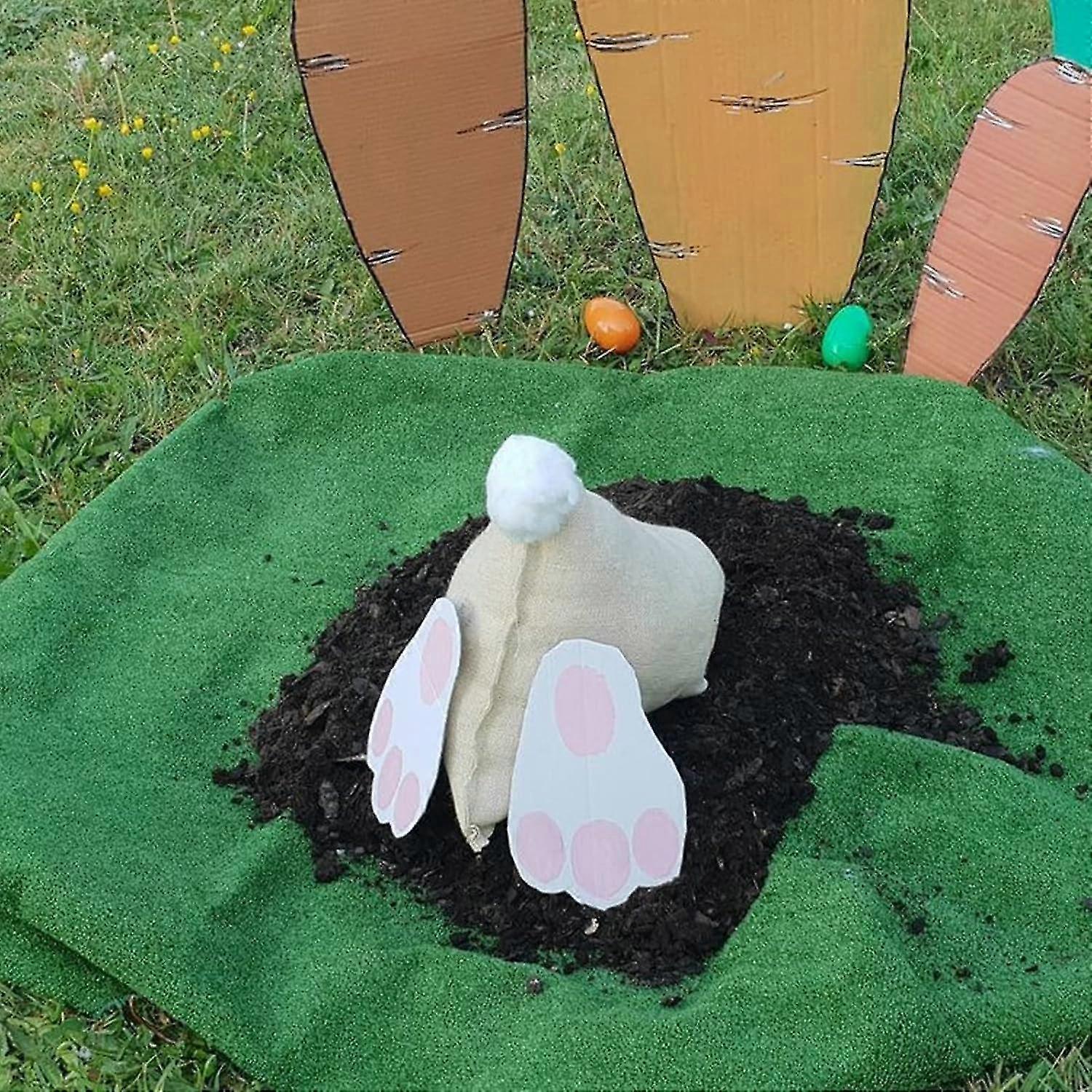 Rabbit Carrot Easter Yard Sign Decoration, Easter Party, Rabbit Hole ...
