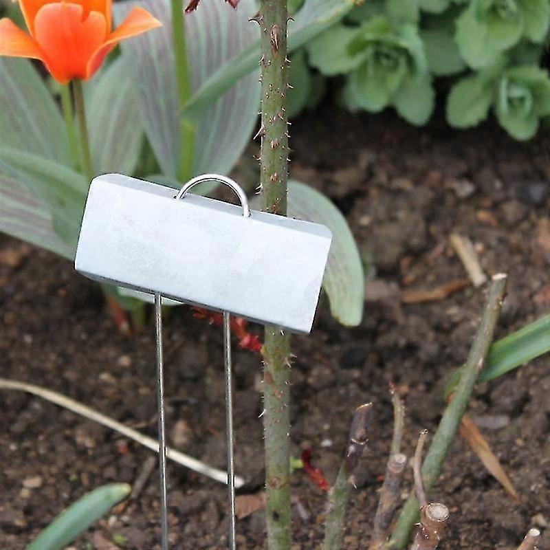 25 Packs Of Metal Plant Labels, Garden Flower Potted Plant Signs ...