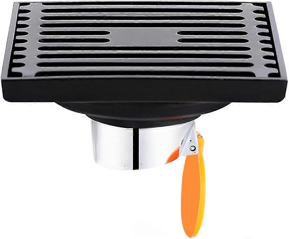 Stainless Steel Square Drain Drain Cover Anti-Odor Straight Floor Drain ...