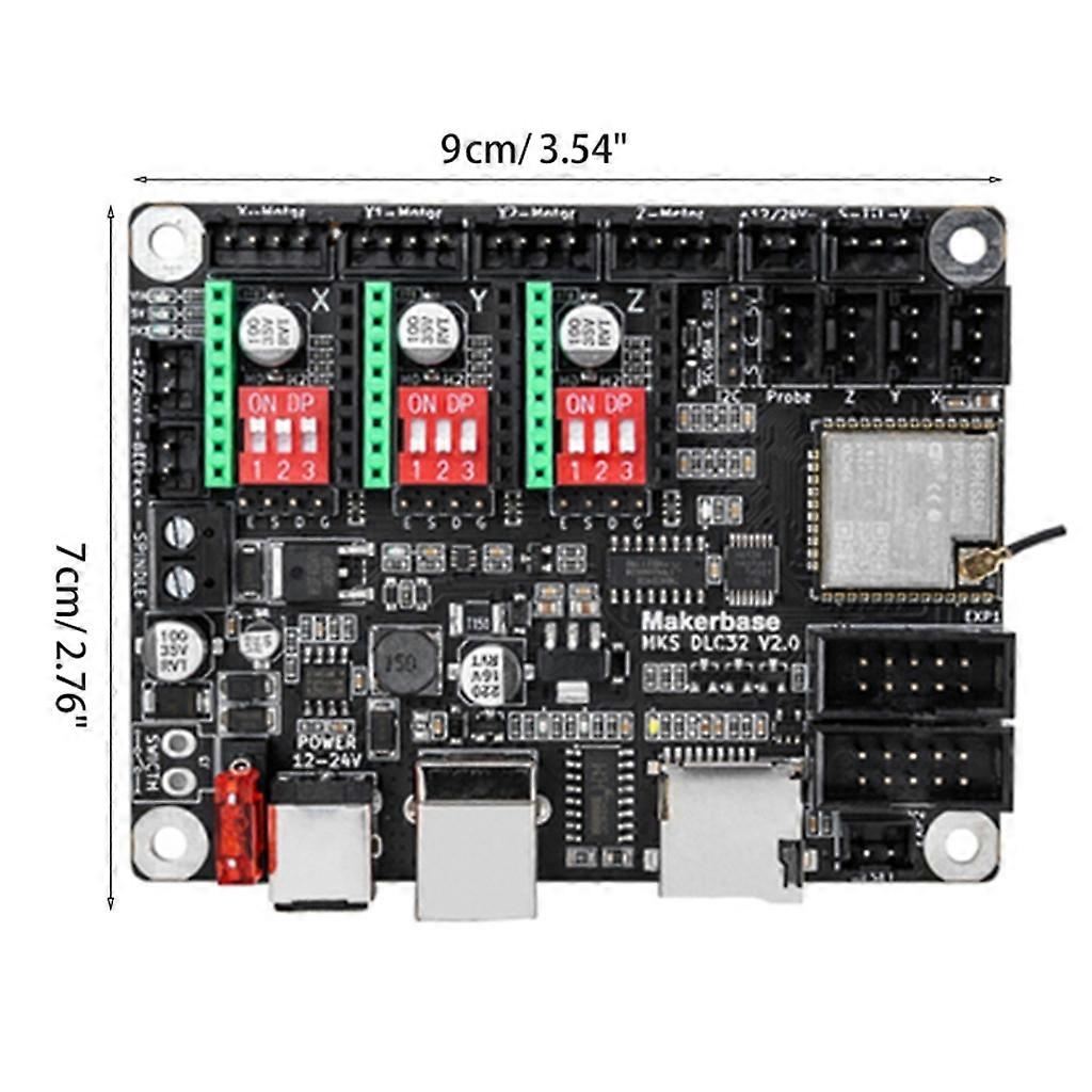 MKS DLC32 V2.0 Motherboards High-performance Control Board for 3D Printers GRBL Integrated Board ...