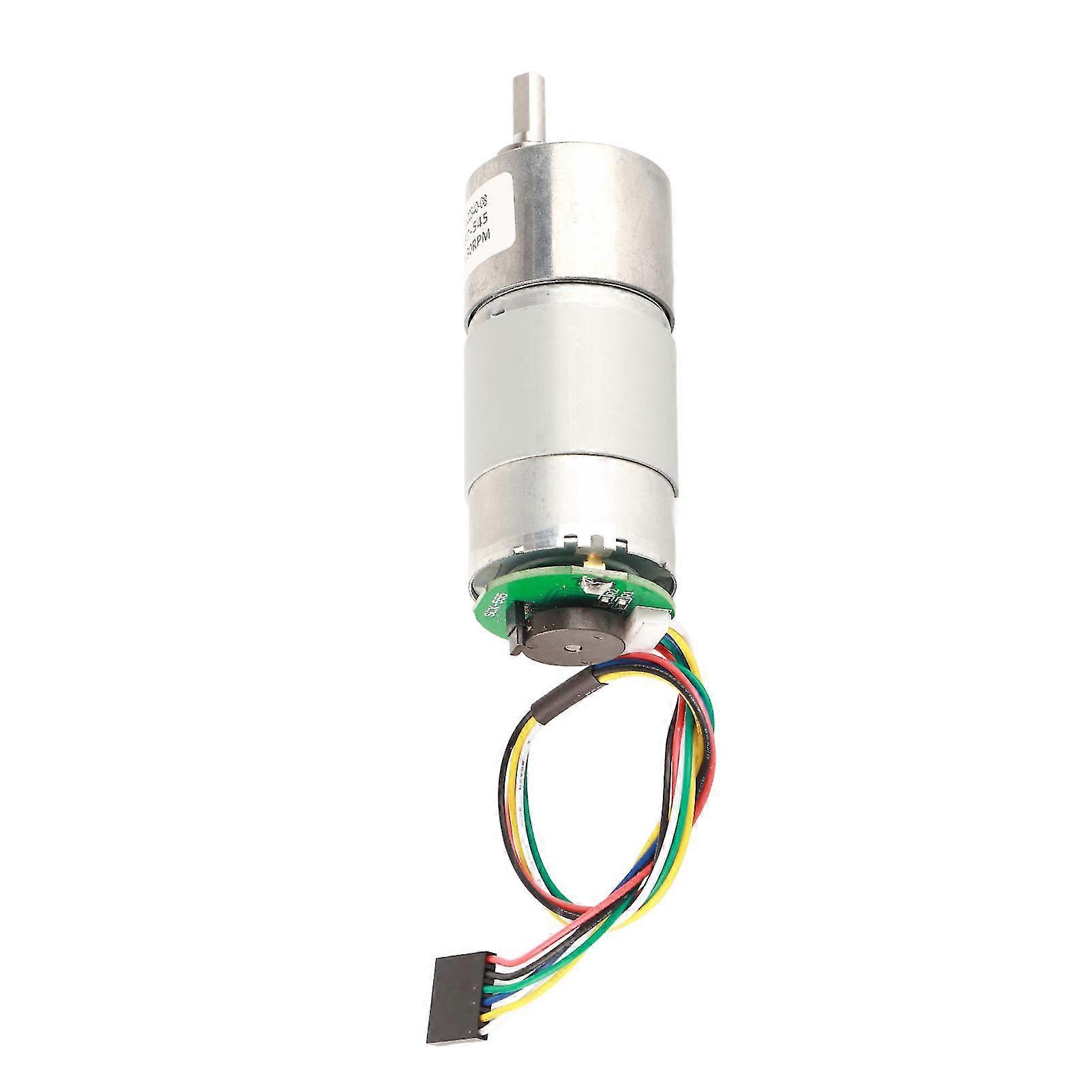 Large Torsion Gear Motor with Encoder 12V 30 RPM Speed Reduction for 12 ...