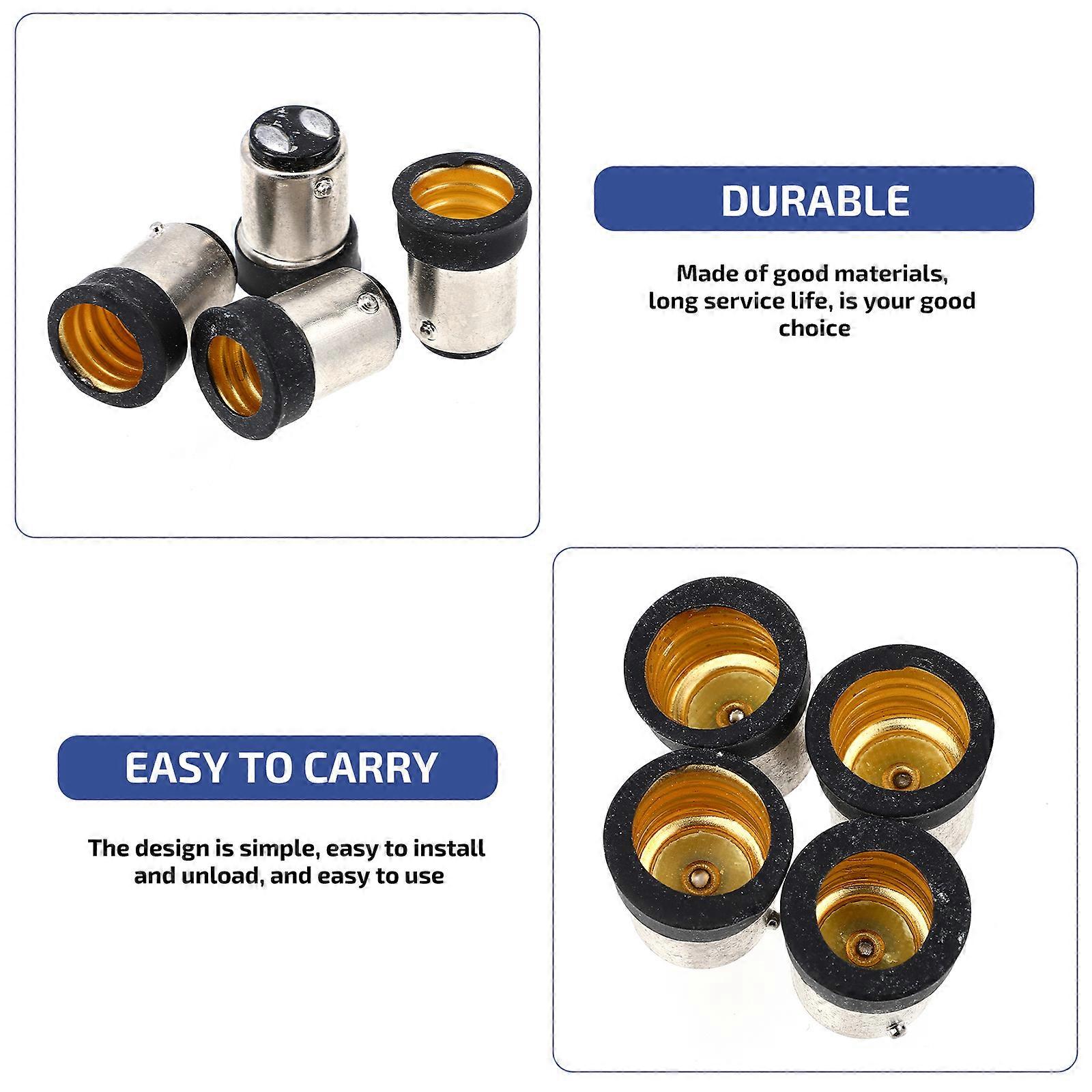 8 Pcs Lamp Holder Convert Adapters Light Bulb Socket Converters (B15 to ...