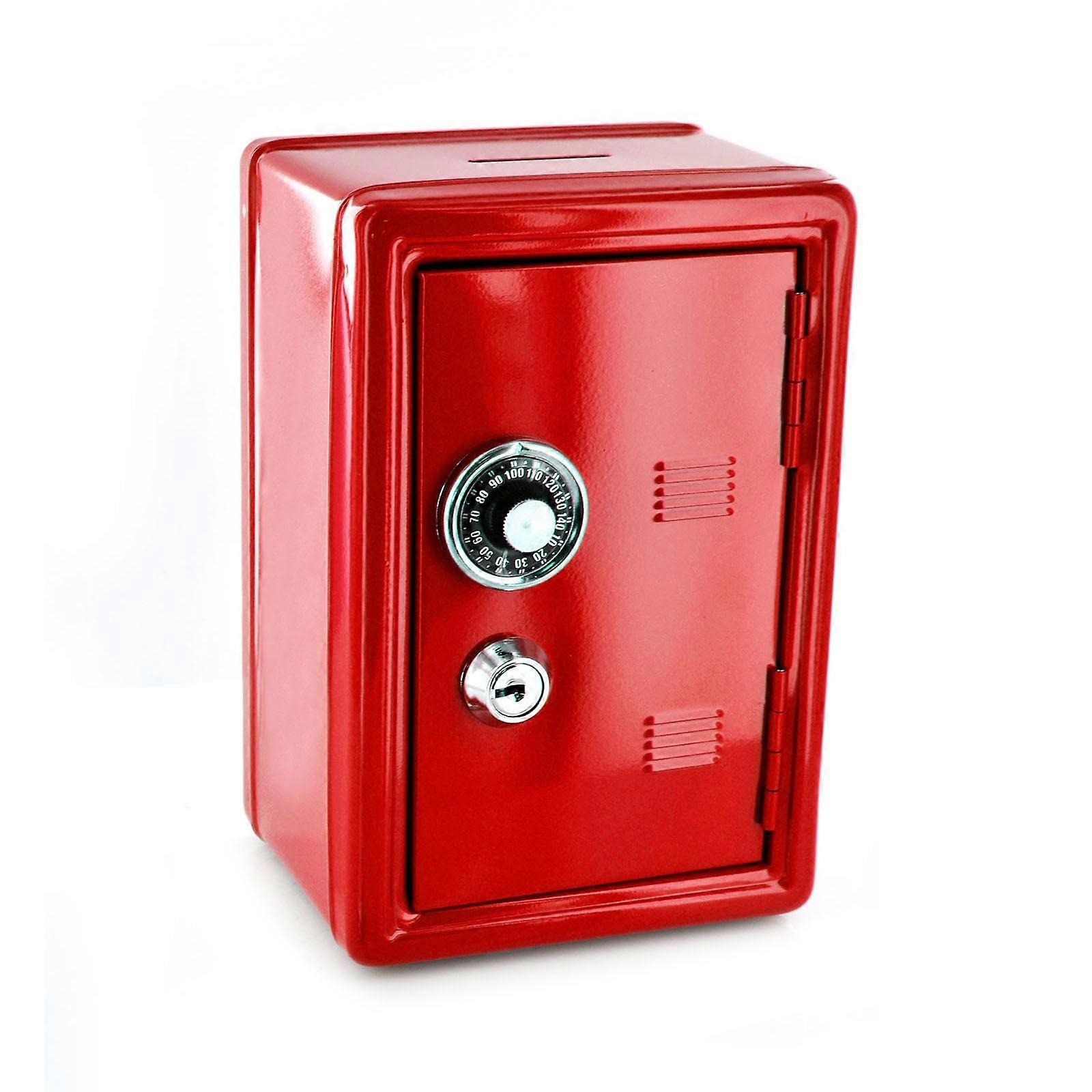 Kids Coin Bank Locker Safe - Metal Piggy Bank with Combination Lock ...