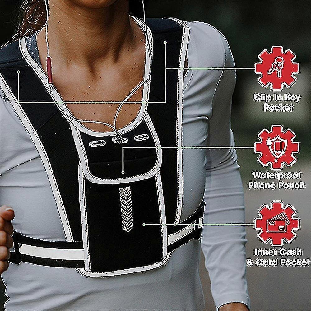 1 Pcs Universal Running Vest, Phone Holder With Adjustable Waistband ...