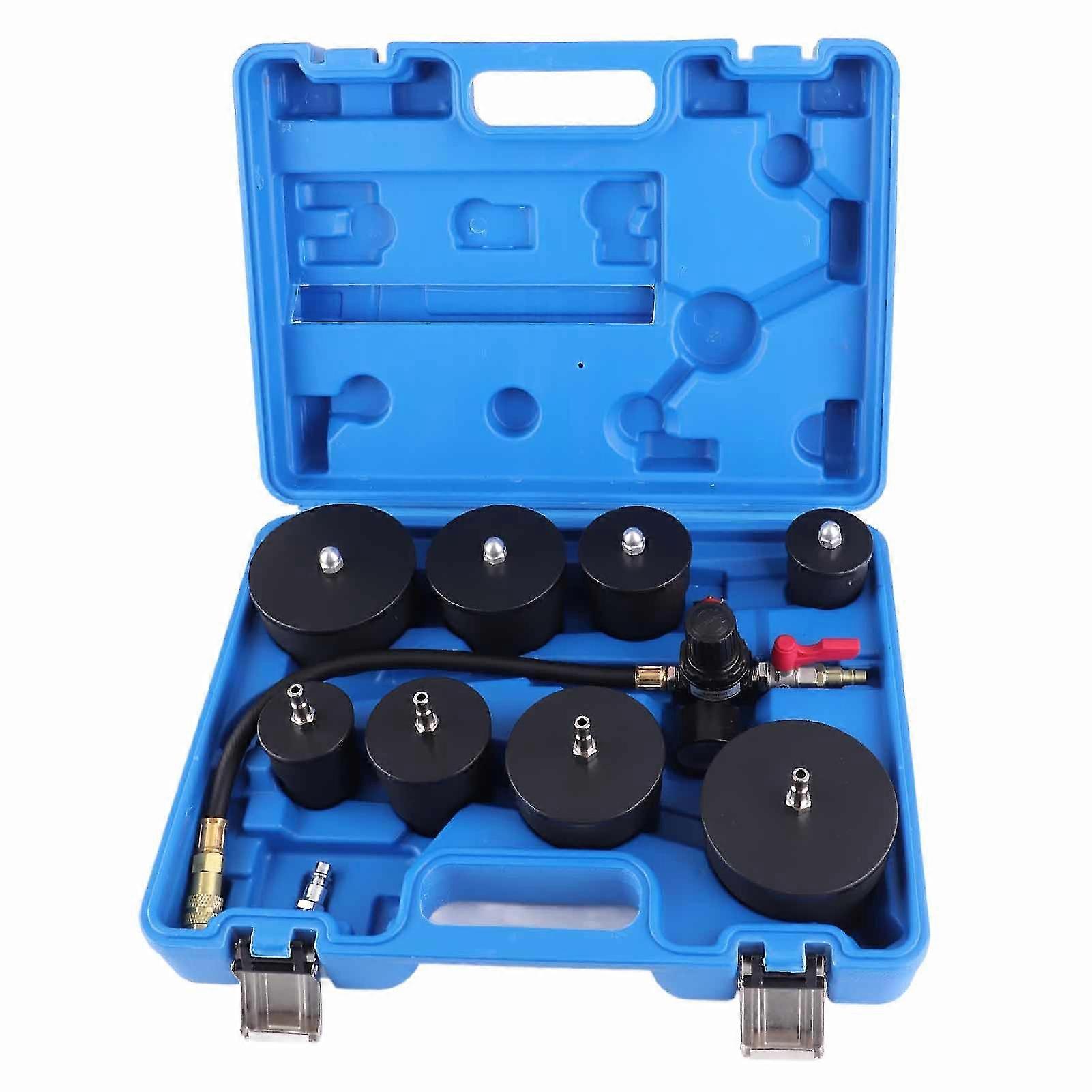 9 Pcs Turbocharger Boost Leak Test Kit with Pressure Gauge Tester ...