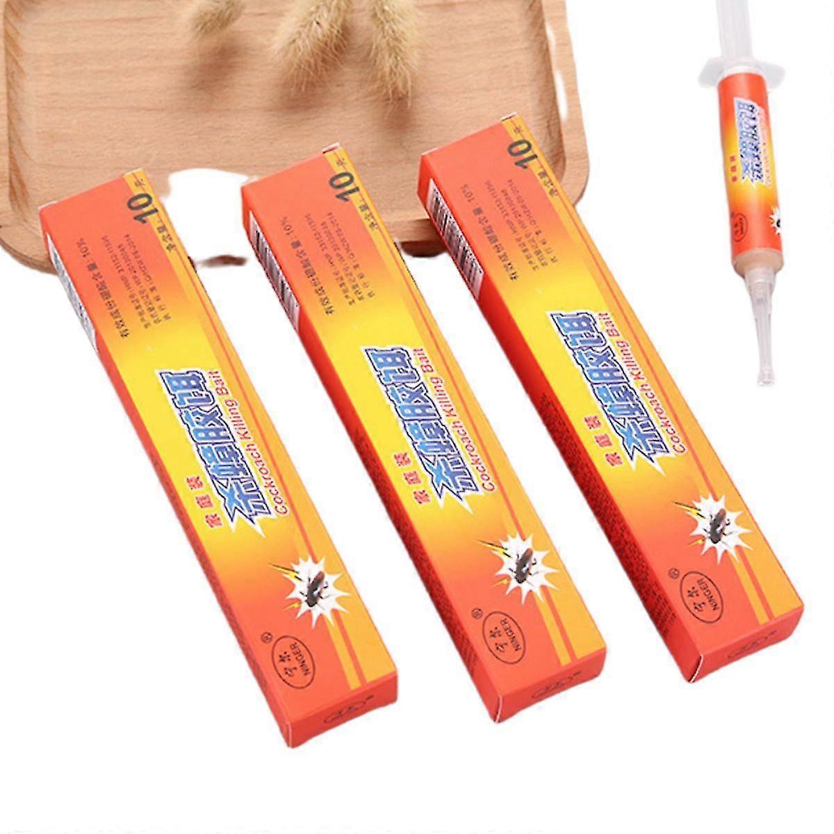 3pcs Gel Killing Insect Roach Killer Anti Pest Ant Capture Efficient Powerful Cockroach Roach ...