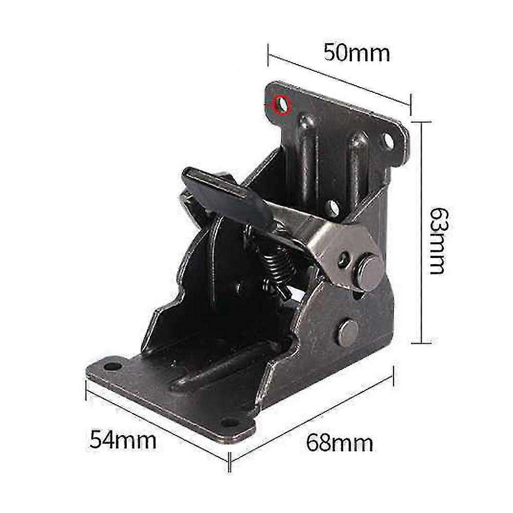 1/4 Pcs Foldable Bracket 0-90 Degree Self Lock Folding Leg Hinges Table ...